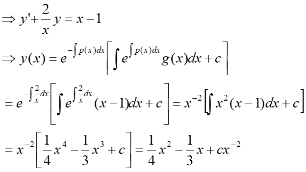 Solutions of the linear differential equation of the type − dy/dx + py ...