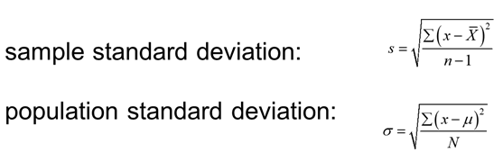 Standard Deviation In Statistics W3schools