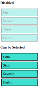 jQuery UI Selectable - W3schools