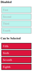 jQuery UI Selectable - W3schools