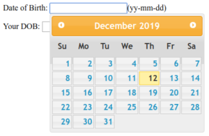 jQuery UI Datepicker - W3schools