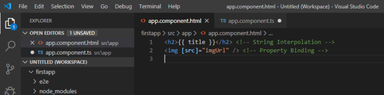 Angular 8 Property Binding - W3schools
