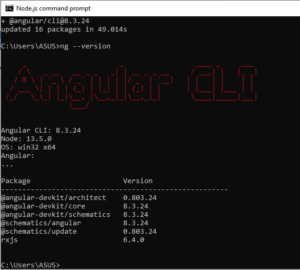 Upgrade Angular CLI older versions to Angular CLI 8 - W3schools