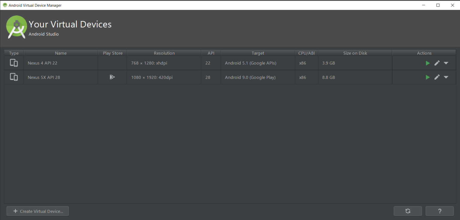Android Emulator - W3schools