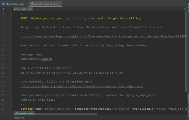 Android Google Map - W3schools