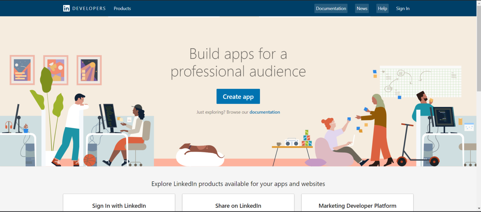 Integrating LinkedIn API in Android App - W3schools