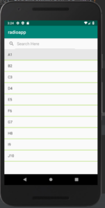 SearchView Android - W3schools