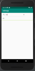 SearchView Android - W3schools