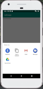 Share App Data Android - W3schools