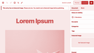 How to Require Featured Images for Posts in WordPress? - W3schools